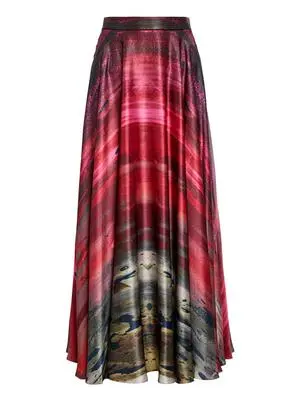 ROKSANDA Ameera Printed Silk Skirt - Multicoloured 1