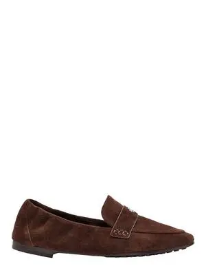 Tory Burch Suede Loafers - Brown
