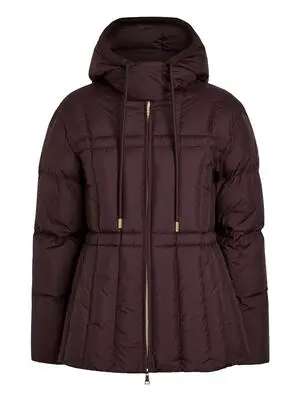 Moncler Estom Padded Shell Jacket - Burgundy
