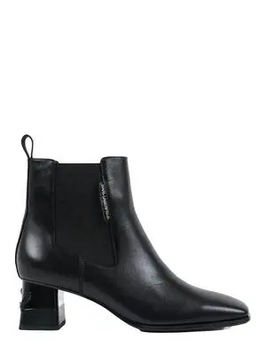 Karl Lagerfeld 60mm Kayla Square-heel Ankle Boots - Black