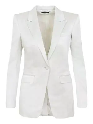 TOM FORD Duchess Single-breasted Blazer - Neutrals