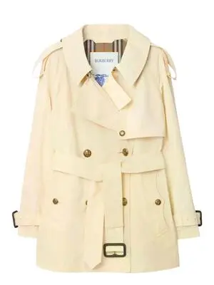 Burberry Fitzrovia Belted Double-breasted Trench Coat - Neutrals