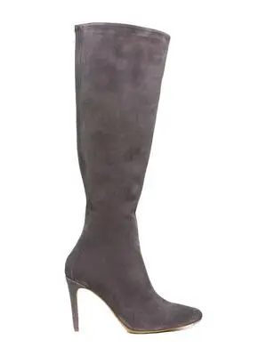 GINISSIMA 95mm Pointed-toe Boots - Grey