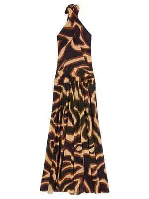 Emilio Pucci Labirinto Print Sleeveless Dress - Black