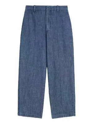 JIL SANDER Belt-loops Trousers - Blue