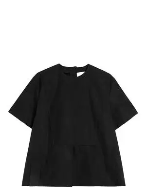 JIL SANDER Short-sleeve Blouse - Black