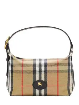 Burberry Checked Tote Bag - Neutrals