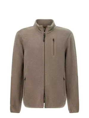 Boggi Milano Full-zip Sweatshirt - Neutrals