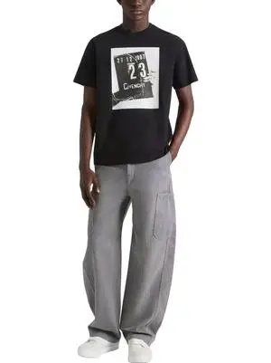 GIVENCHY T-shirt In Cotton With Clapperboard Print