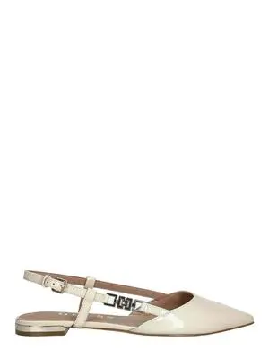 Guess Buckle Strap Ballet Flats - Neutrals