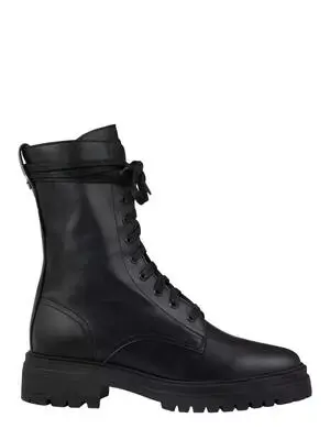Ba&sh Lace-up Ankle Boots - Black