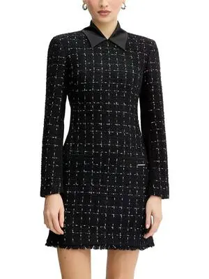KARL LAGERFELD Check-Pattern Mini Dress