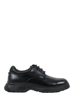 Karl Lagerfeld Magnus Lace-up Derby Shoes - Black