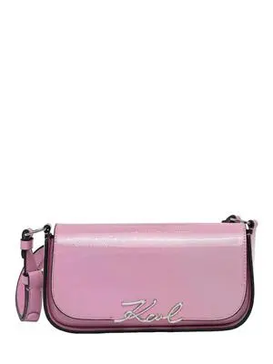 Karl Lagerfeld K/signature Shoulder Bag - Pink