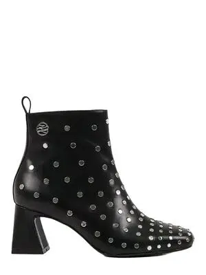 Karl Lagerfeld Studded Ankle Boots - Black