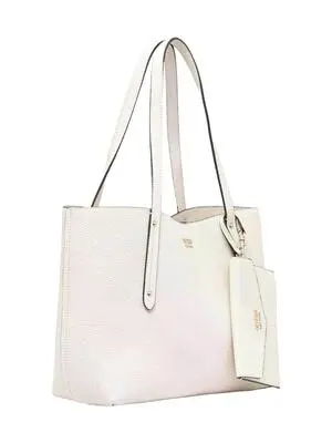 Guess Grain-detail Tote Bag - Neutrals
