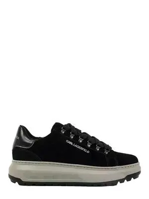 Karl Lagerfeld Kapri Lug Lace-up Sneakers - Black