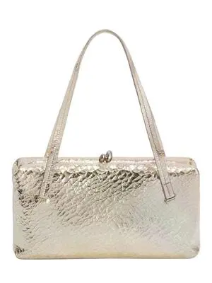 JIL SANDER Small Goji Pillow Leather Shoulder Bag - Gold