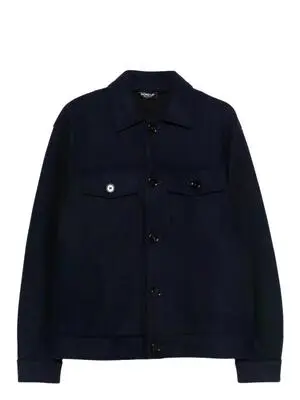 DONDUP Button-up Overshirt - Blue