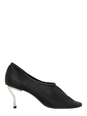 NICOLE SALDANA Harper Sculpted-heel Mesh Pumps - Black