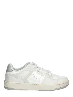 Guess Perforated Panel Sneakers - White
