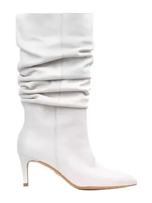 GINISSIMA Eva Slouchy Boots - White