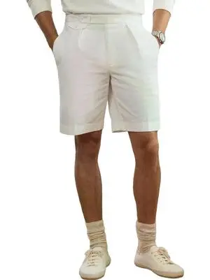 Ralph Lauren Pleated-detail Chino Short - White
