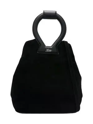 LUAR Brooke Round-handle Tote Bag - Black