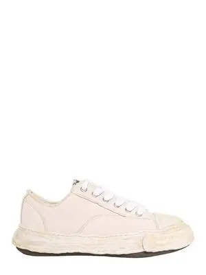 Mihara Yasuhiro Peterson OG Sole Vintage Canvas Low-Top Sneakers Beige