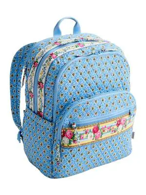 VERA BRADLEY Bancroft Backpack - Blue/yellow