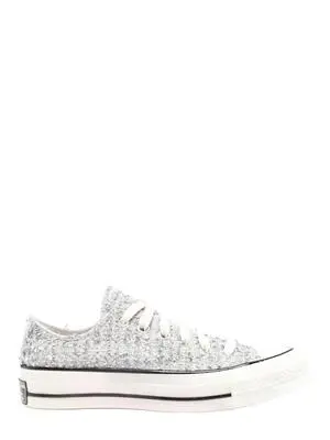 CONVERSE Chuck 70 Ox Textured Sneakers - Silver