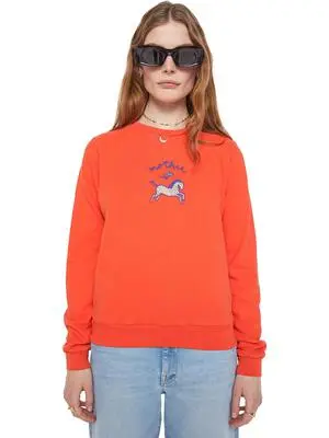 MOTHER The Camper Lil' Pony Sweatshirt - Red