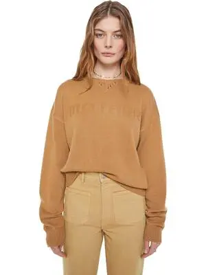MOTHER The Logo Jumper - Beige