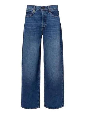 FRAME X Amelia Gray Detour High-rise Wide-leg Jeans - Blue