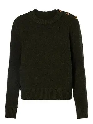 Bottega Veneta Knot Bouclé Sweater - Green