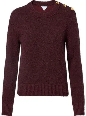 Bottega Veneta Knot Sweater - Burgundy