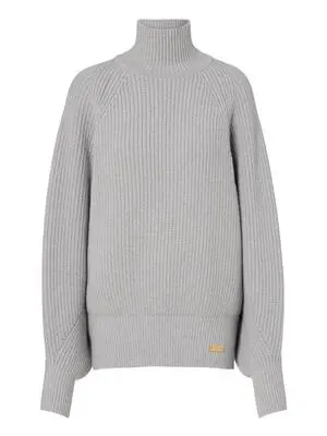 Balmain Wool Turtleneck Sweater - Grey