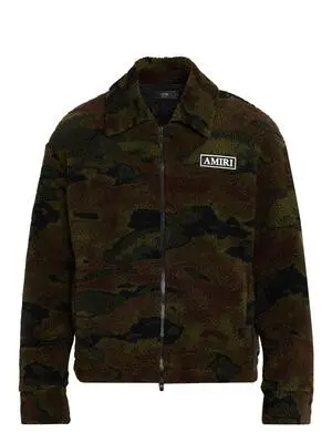 Amiri Camouflage Fleece Blouson - Camo