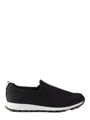 Prada Logo-detail Slip-on Sneakers - Black