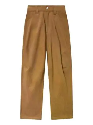 MARANT ETOILE Opalyna Button Trousers - Brown