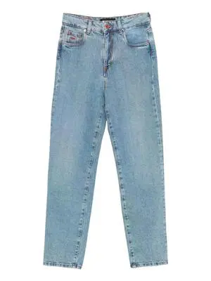 Kiton Topstitched Jeans - Blue