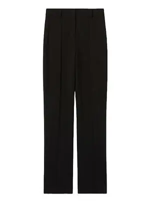 Claudie Pierlot High-rise Cigarette Leg Trousers - Black