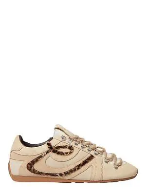 Claudie Pierlot Swing Suede Trainers - Ecru