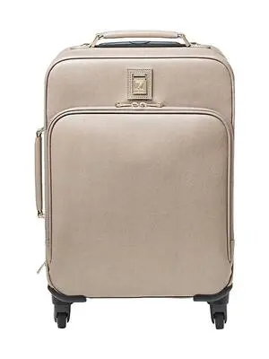 ASPINAL OF LONDON Connaught Cabin Leather Suitcase - Taupe
