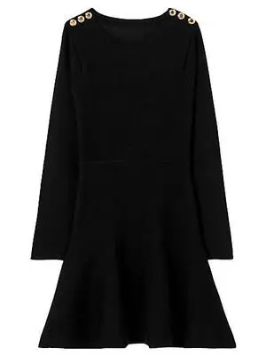 Claudie Pierlot Knitted Mini Dress - Black