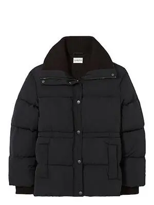 Claudie Pierlot Padded Woven Puffer Jacket - Black