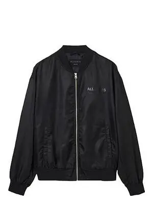 ALLSAINTS Relaxed-Fit Shell Bomber Jacket Black