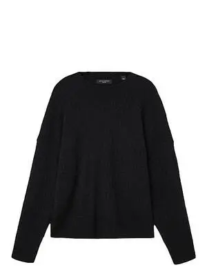 ALLSAINTS Jakob Crewneck Knitted Jumper - Black