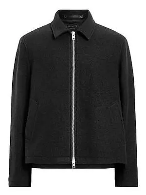 ALLSAINTS Celeste Cropped Wool Jacket - Black