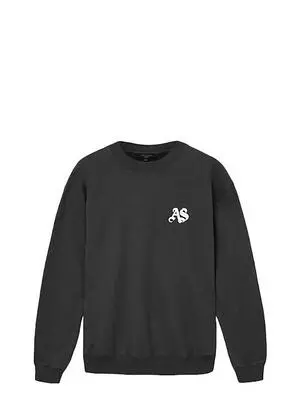 ALLSAINTS Icon Logo-print Cotton Sweatshirt - Washed Black